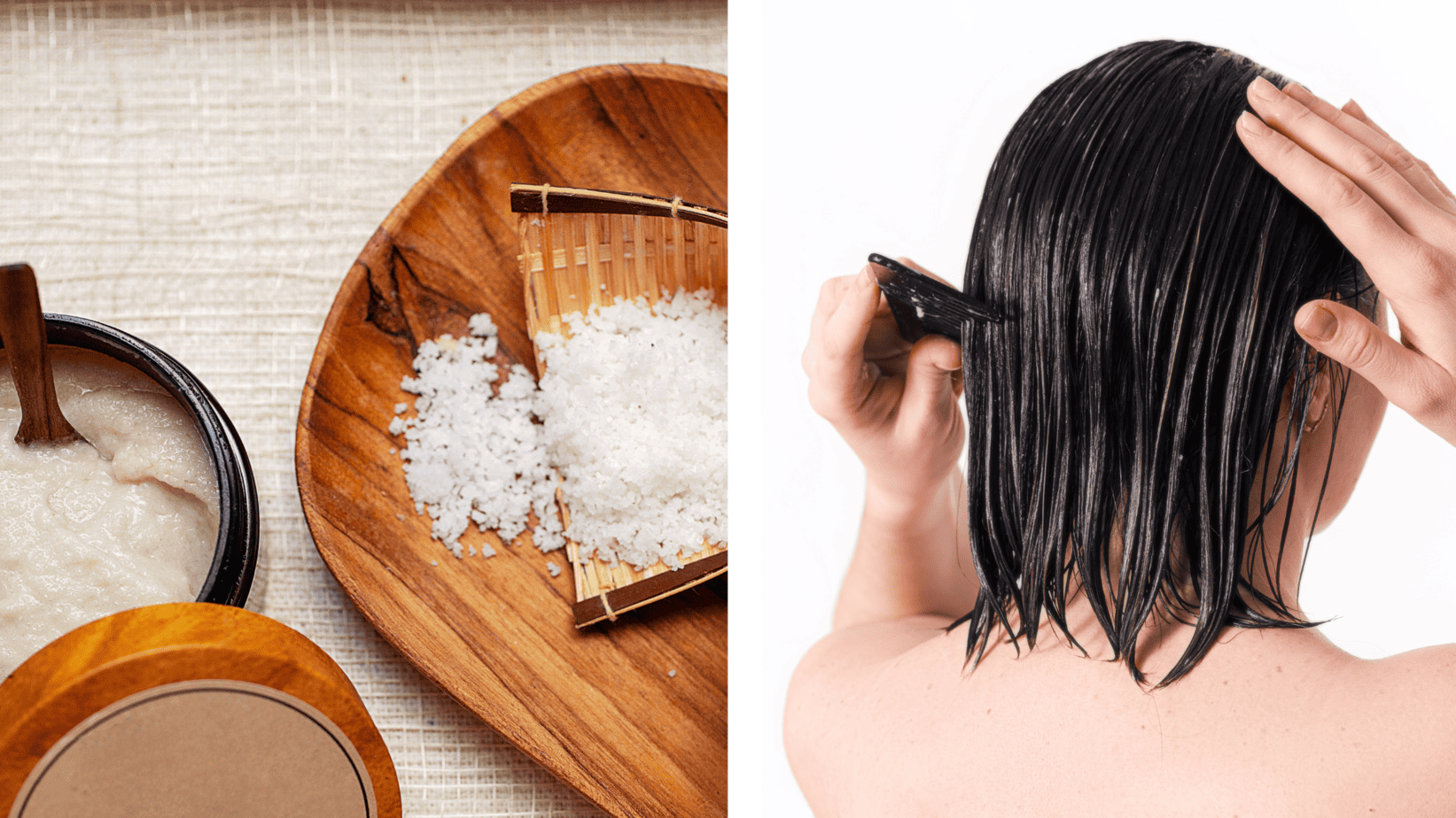 How To Make An Exfoliating DIY Dead Sea Salt Scalp Scrub! | A Green ...